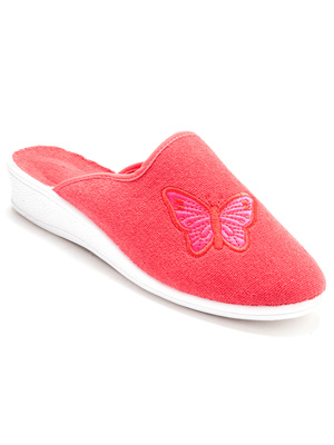 Pantoufles femme, chaussons femmes, pieds larges, mules éponge